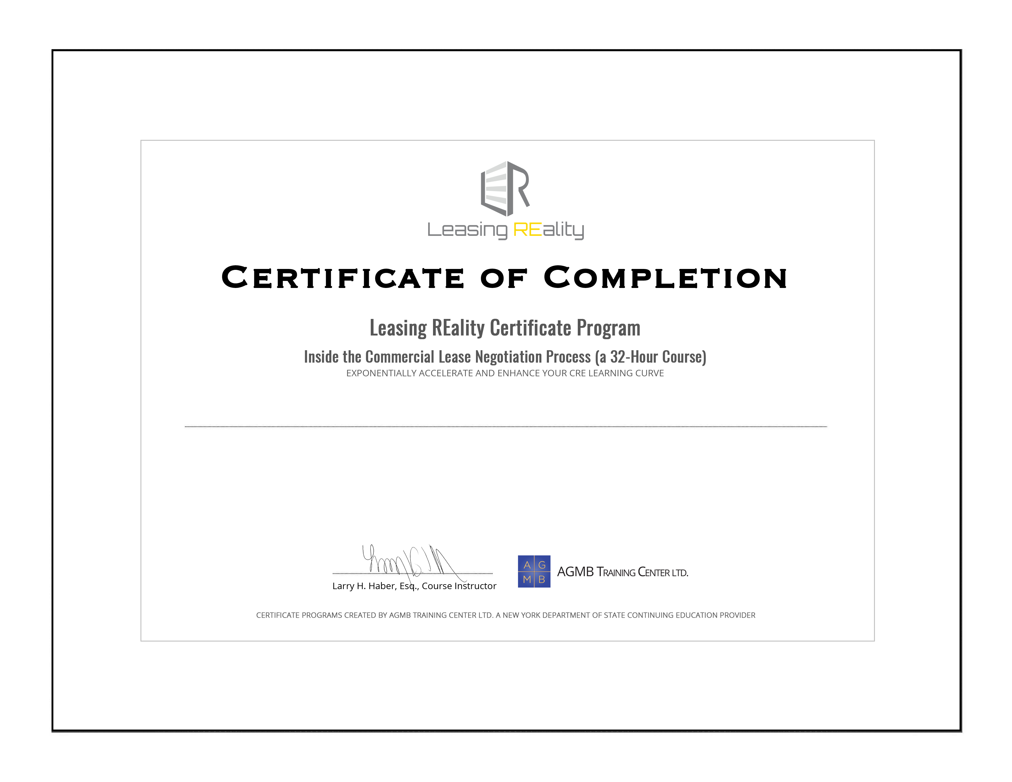 LR-Certificate-Image-FINAL - Leasing REality | Commercial Real Estate ...